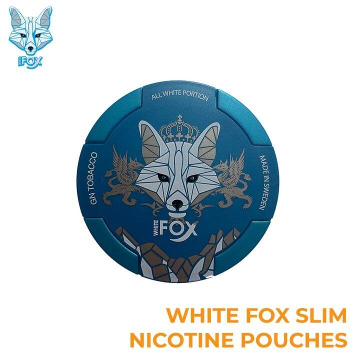 【COD】nengbu19920813 White Fox All White Slim Nicotine Pouches or Snus ...