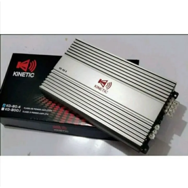 Kinetic kD series kD-80.4 class AB POWER AMPLIFIER 4 channel | Lazada PH