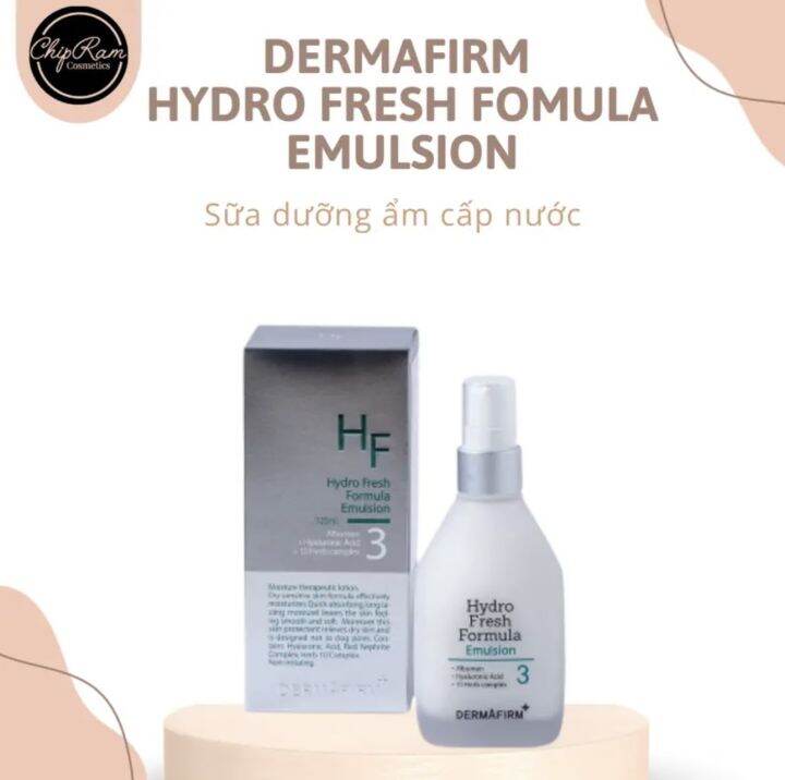 Sữa Dưỡng Ẩm Da Mặt Dermafirm Hàn Quốc-HF Hydro Fresh Fomula Emulsion ...