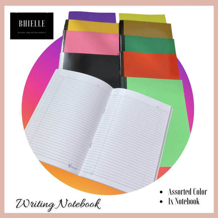 Victory Writing Notebook 80leaves (assorted color) sold per piece ...