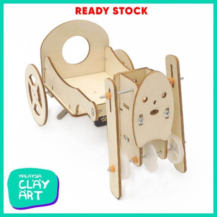 Robot Pulling Cart DIY Puzzle Pack STEM Toy | Science Education Set ...