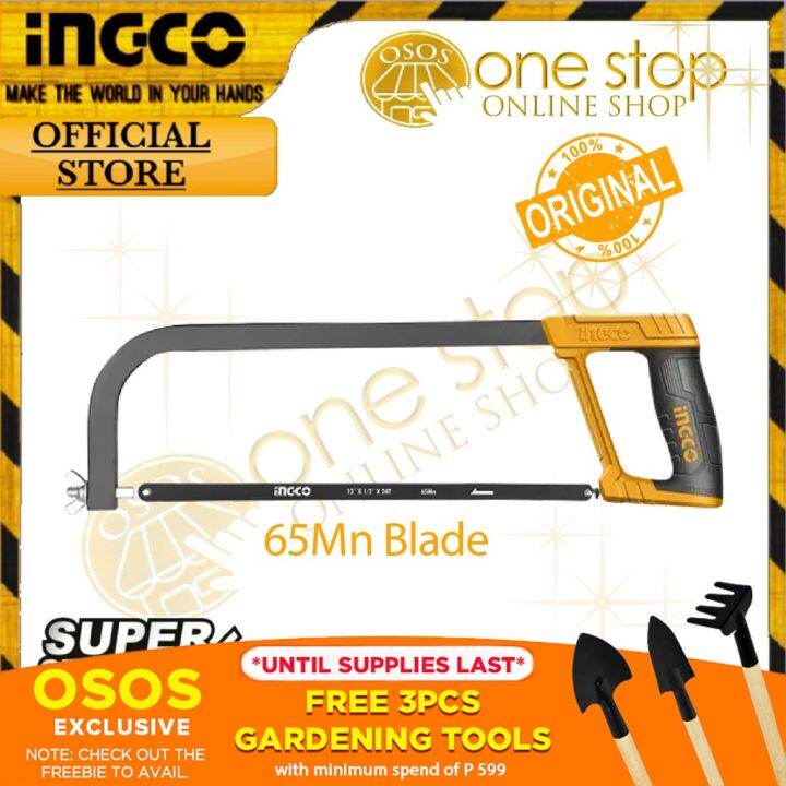 Ingco Tools Original Super Select Hacksaw Frame with Blade 12" (300mm ...