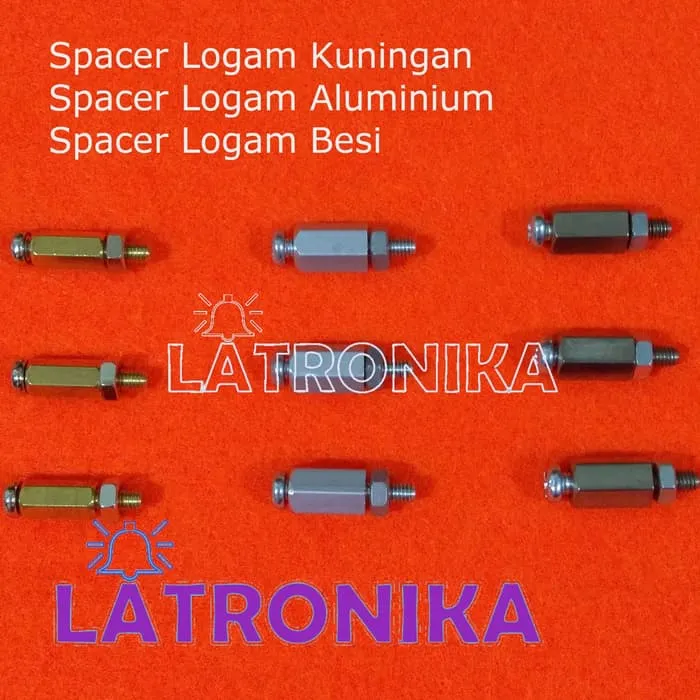 -baut- spacer 10mm 1cm kaki pcb logam kuningan high grade 10 mm 1 cm ...