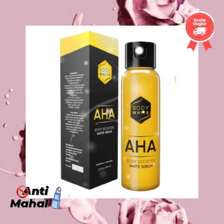 BODY WHITE AHA Body Booster White Serum 100ml BPOM | Lazada Indonesia