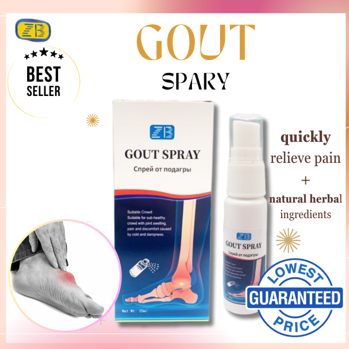 ZB Orginal & Effective Gout Spray Treatment for Arthritis Gout Lowering ...