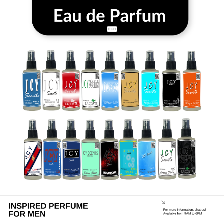 Inspired Perfume for Men by JCY Scents | Lazada PH