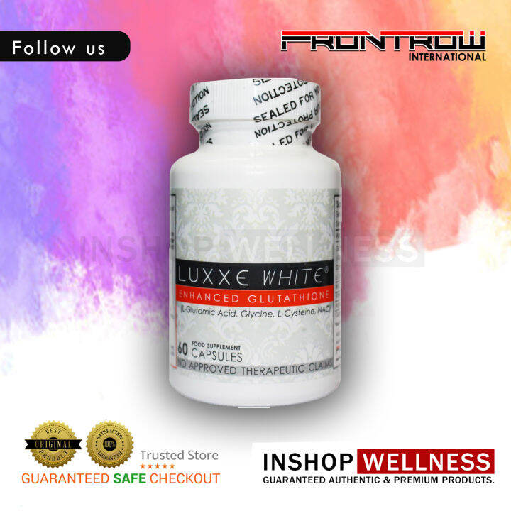 Luxxe White Glutathione 775mg 60 Capsules Skin Whitening Supplements | Lazada PH
