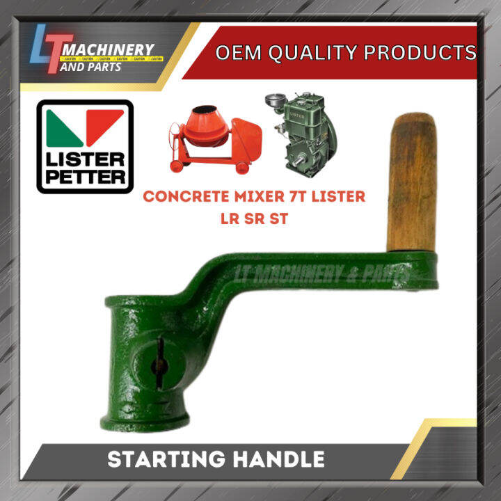 Concrete mixer 7T Mesin bancuh simen India Lister Petter Starting ...