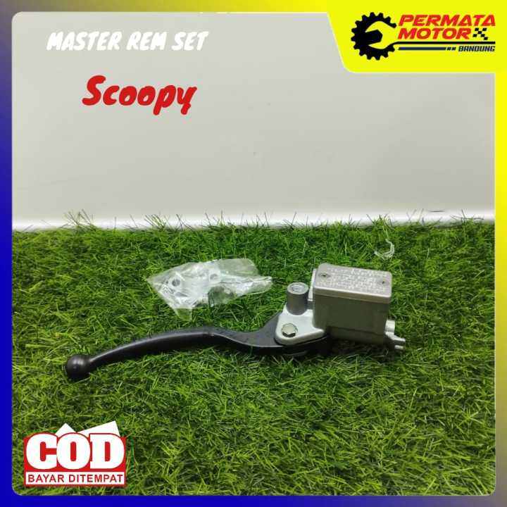 Master rem atas Tabung minyak rem Kanan Scoopy karbu Scoopy fi | Lazada ...