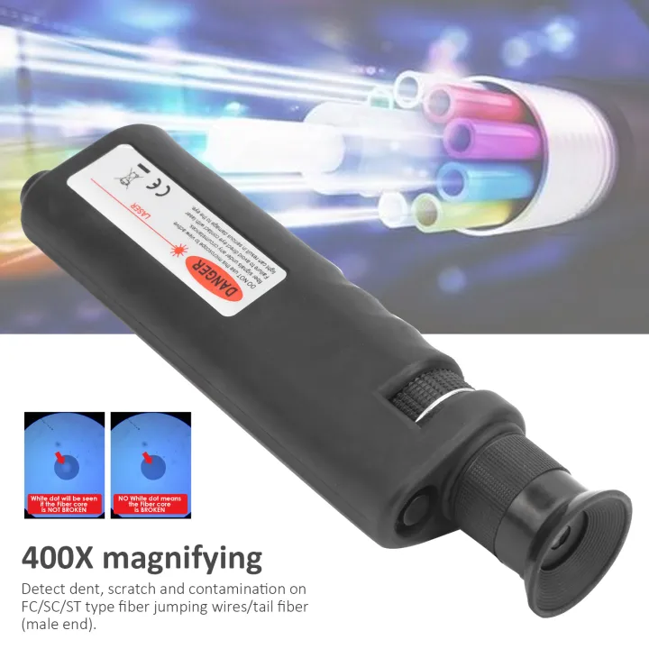 400X Monocular Fiber Optical Inspection Microscope Magnifier for ...