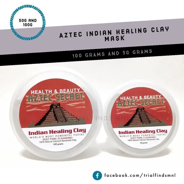 Aztec Indian Healing Clay Mask 50 grams Takal/ Trial Size | Lazada PH