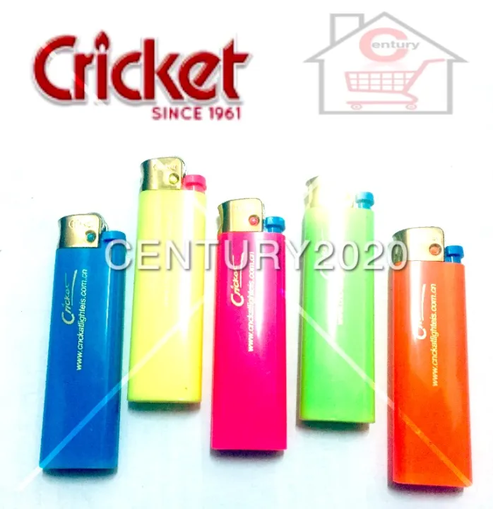 CRICKET Lighter Colourful Design Disposable Normal Flame Lighter 1pcs ...