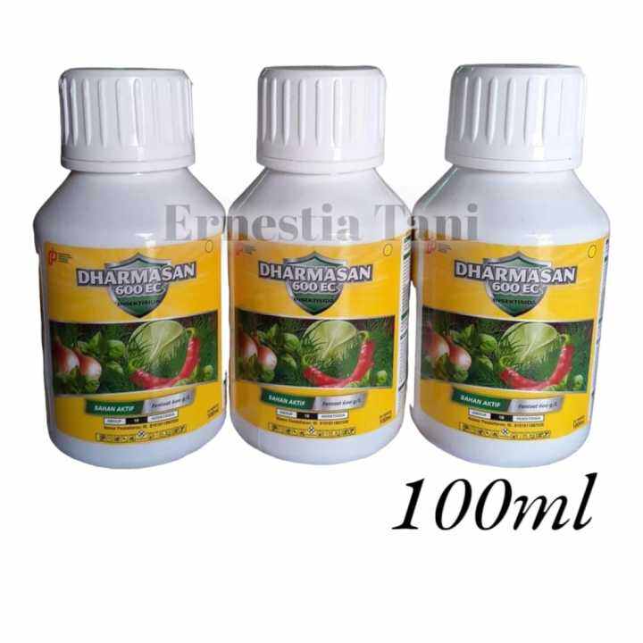 Original Dharmasan Darmasan 600EC 100 ml Obat Hama Ulat dan Tikus Sawah ...