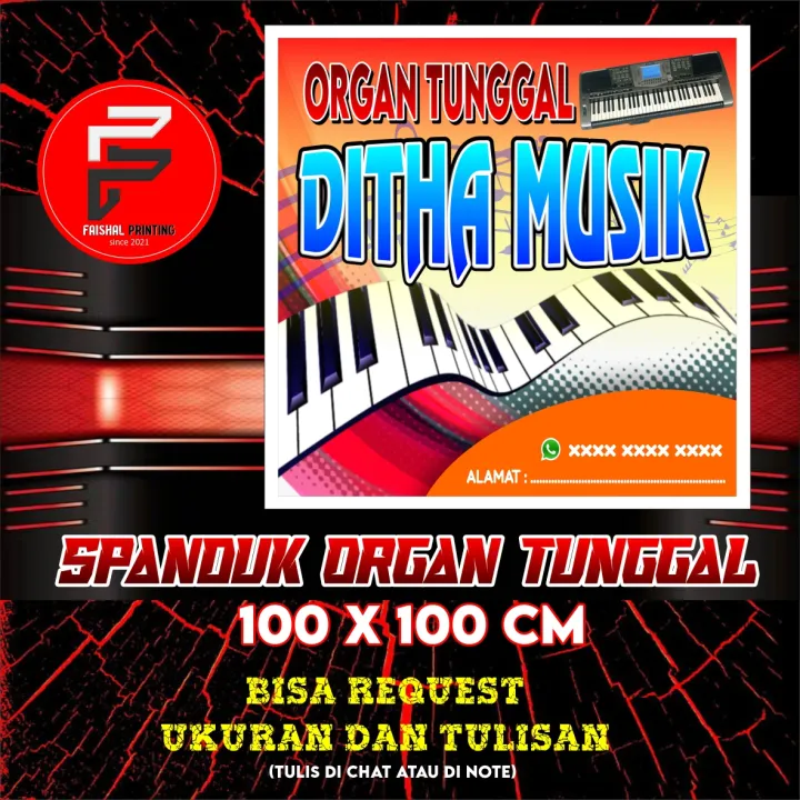 Spanduk Grup Organ Tunggal / Banner Grup Electone / Spanduk Grup ...