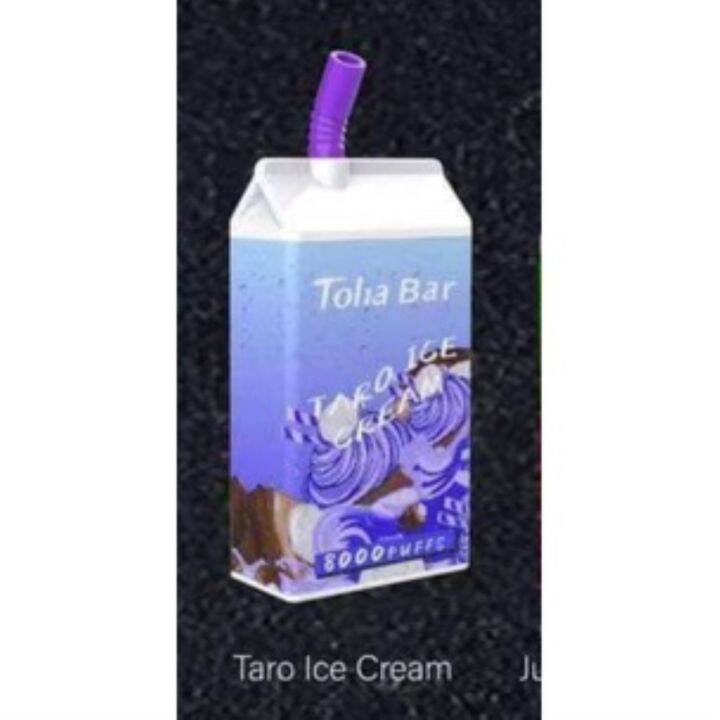HOT TARO ICE CREAM NEW Toha Bar 5 8000 Puffs Original 100 | Lazada PH