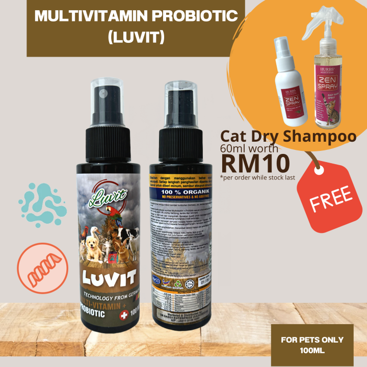 MULTIVITAMIN PETS PROBIOTIC (LUVIT) | Lazada