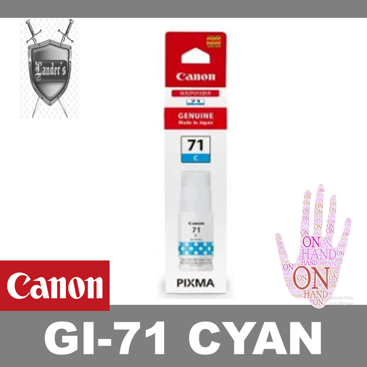 Canon GI-71 Cyan Original Pigment Ink | Lazada PH
