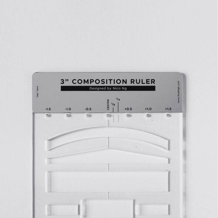 3-inch Composition Ruler by Nico Ng | Lazada PH