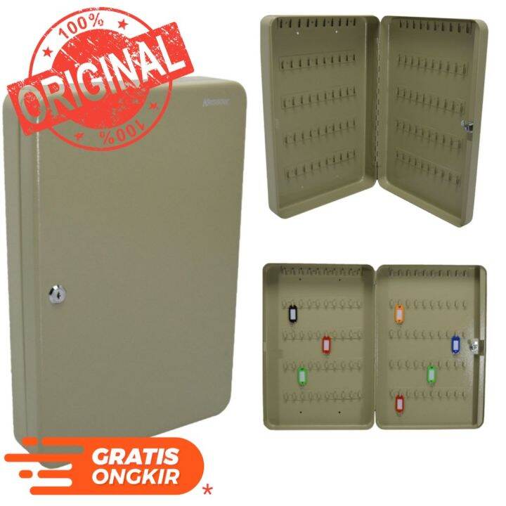 Krisbow Kotak Kunci/Key Box Berdaya Tampung 100 Kunci - Krem | Lazada ...