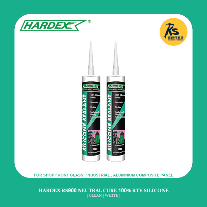 HARDEX RS900 NEUTRAL CURE 100% RTV SILICONE ( CLEAN | WHITE ) | Lazada