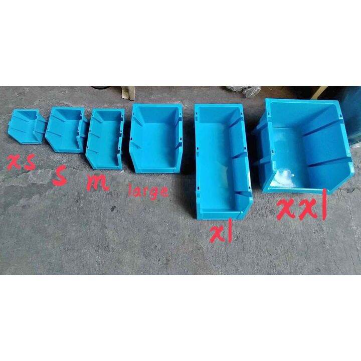 Stackable Bin Boxes Storage Organizer Supplies Tools Bins and Rack Tiny ...