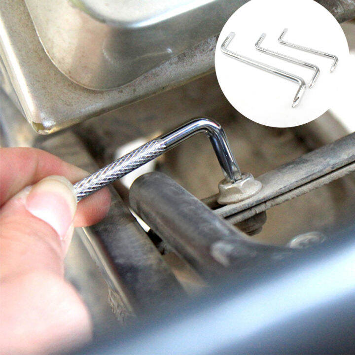 3-Piece Z-Shaped Screwdriver Set With Magnetic 90-Degree Z-Shaped Short ...