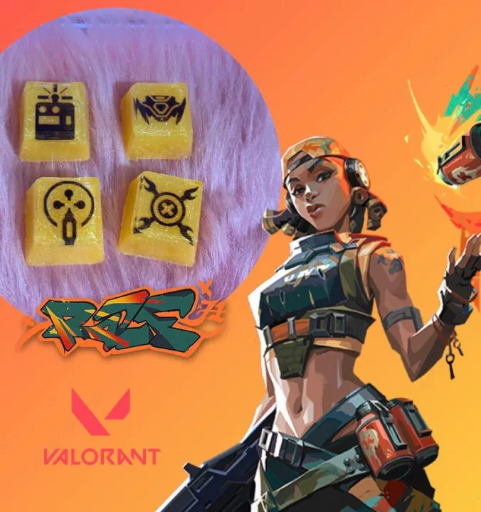 VALORANT RAZE ABILITIES SET KEYCAPS | Lazada PH