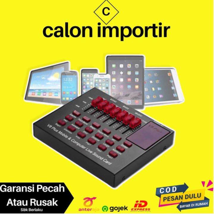 Soundcard V8 Plus Taffware Original Audio USB External Bluetooth Bisa ...