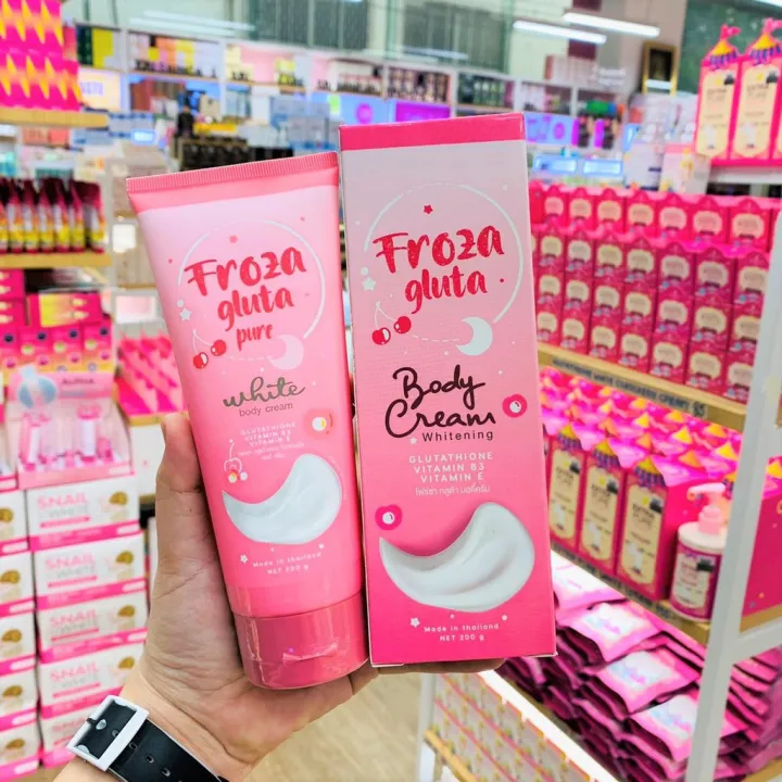NEW Froza Gluta Pure Body Cream Whitening with Glutathione Vitamin B3 ...