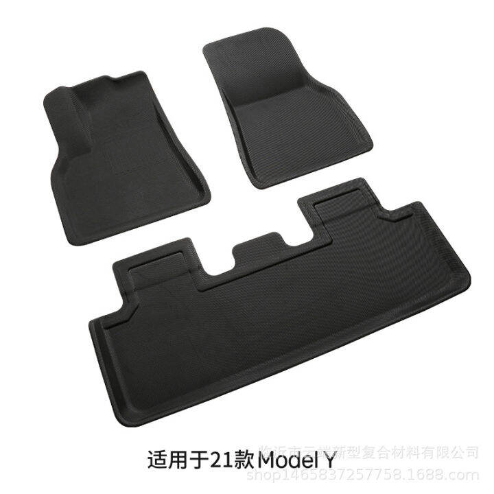 [COD] เหมาะสำหรับเทสลา model y พรมปูพื้น XPE วัสดุ model y เสื่อลำต้น左舵 ...