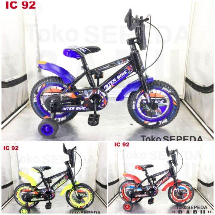 TB - Sepeda BMX Anak INTERBIKE 12 16 18 Inch | Lazada Indonesia