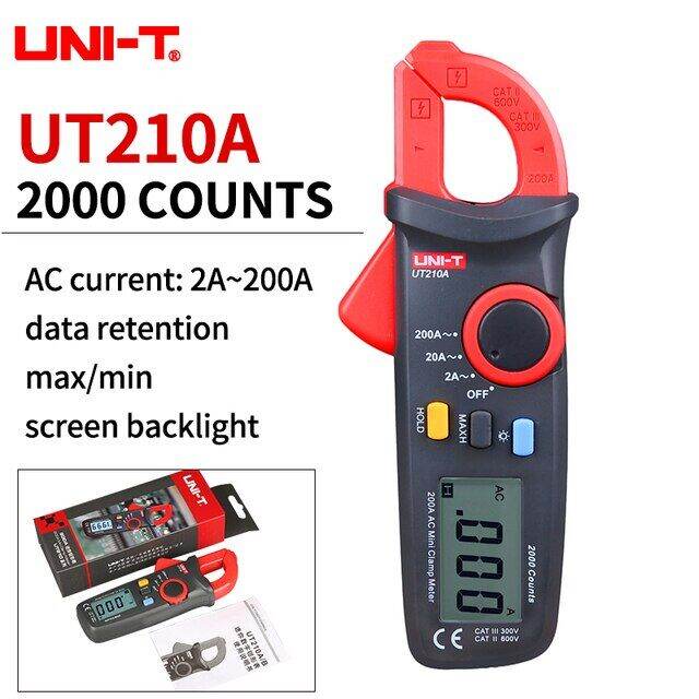 Uni-t UT210E True RMS Digital Clamp UT210A/B/C/D/E AC/DC Current ...