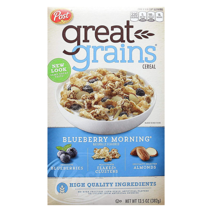 Post Great Grains Blueberry Morning Breakfast Cereal | Lazada PH