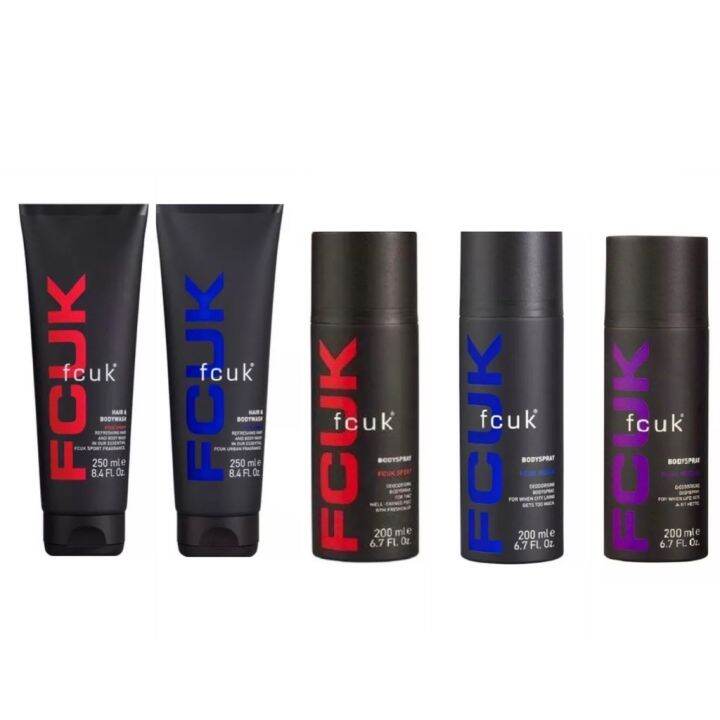 FCUK เอฟซียูเค บอดี้ สเปรย์ 200 มล. (เลือกสูตรได้) | Lazada.co.th