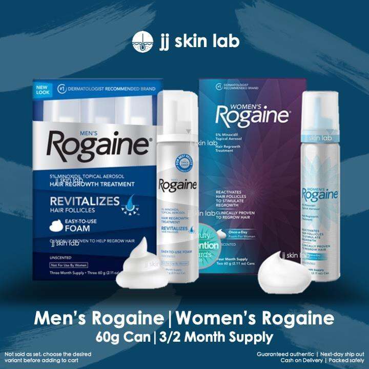 Men's Rogaine Women's Rogaine 5 Minoxidil Topical Aerosol Hair Regrowth ...