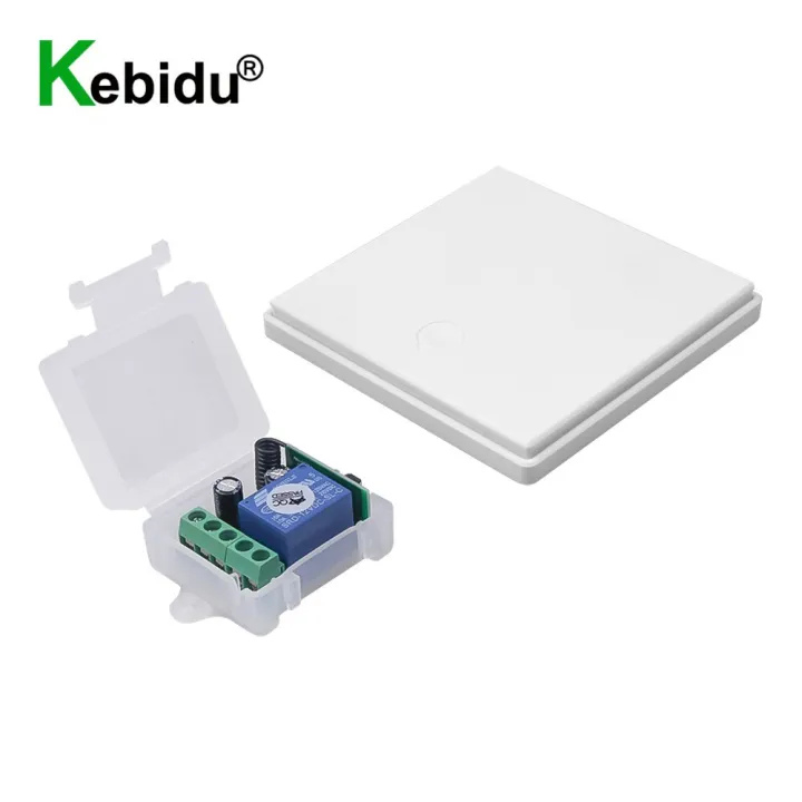 DC 12V 433Mhz Universal Wireless Remote Switch Control 1CH Relay ...