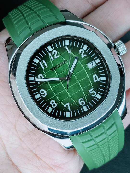 NH35 AUTOMATIC MOVEMENT Aquanaut Green Dial Custom Build | Lazada PH