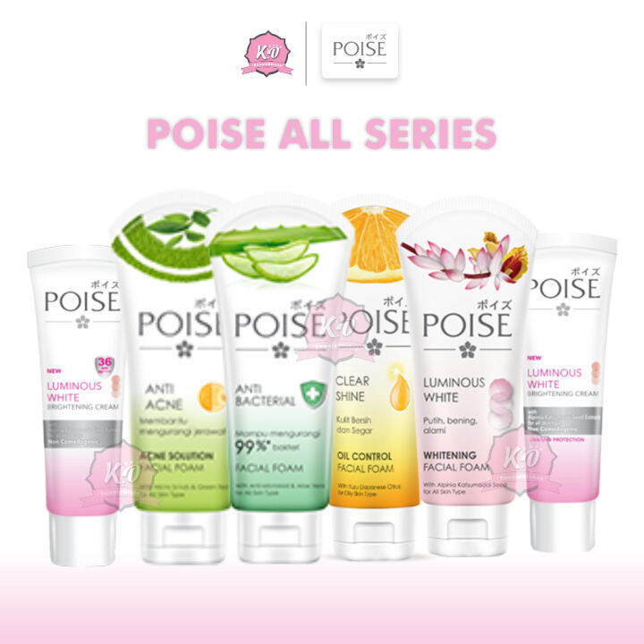 Poise Series Day Cream | Facial Foam Lum White Tube | Acne | Clearshine ...