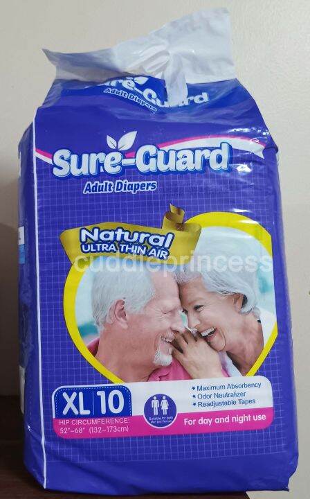 Sure Guard Sureguard Adult Diaper Extra Large 10s | Lazada PH