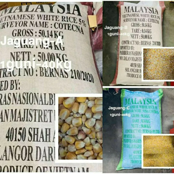 Dedak Jagung (Gred A/B/C) 40KG/GUNI/Chicken Feed | Lazada