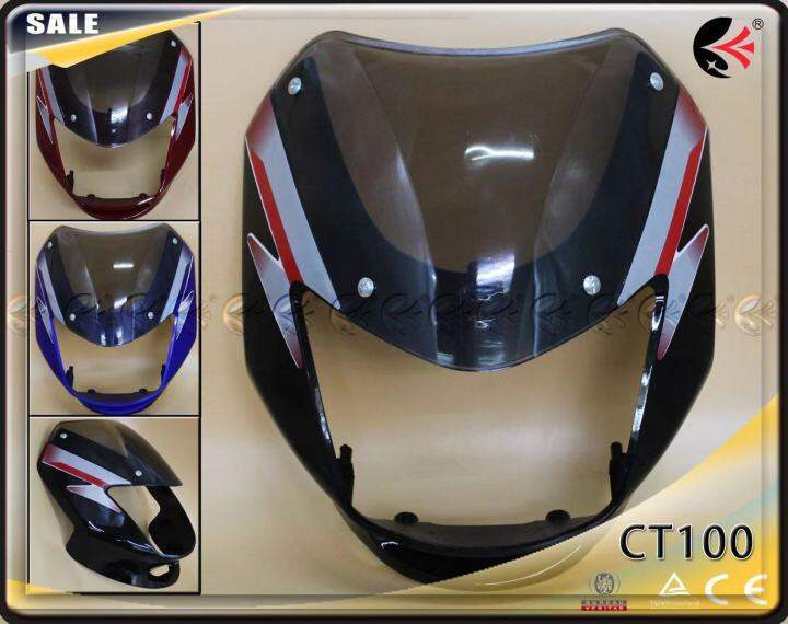 CT100 HEADLIGHT COWLING W/VISOR | Lazada PH