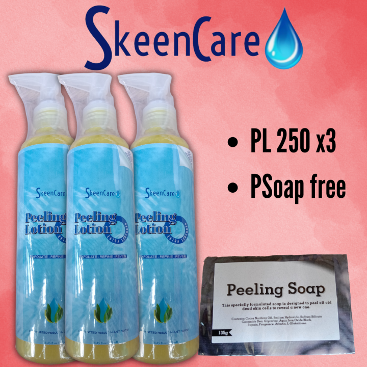 Skeen Care Original Peeling Lotion 250 mL with Glycolic Acid ...
