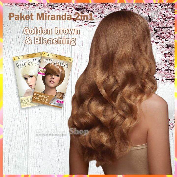 Cat Rambut Permanen Miranda Hair Color Semir Rambut Tahan Lama Paket ...