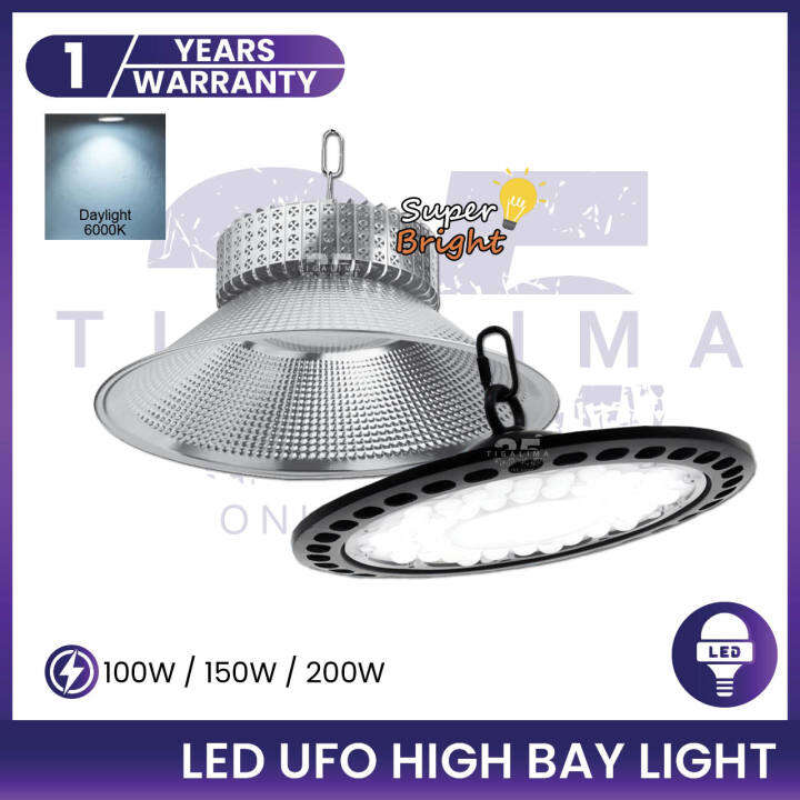 LED UFO High Bay Light LED Industri Lamp 100W 150W 200W Warehouse Light ...