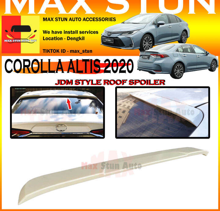 TOYOTA COROLLA ALTIS LEVIN 2019+ JDM SPORT STYLE ROOF WING SPOILER ...