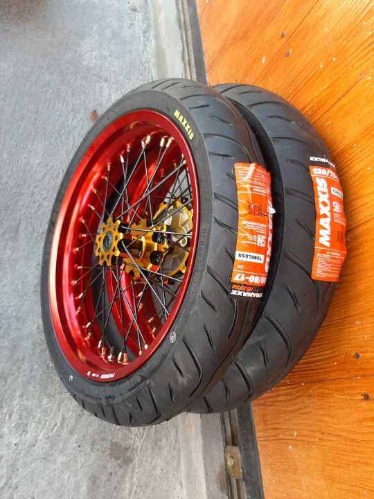 Ban Supermoto CRF 150 Wheelset Supermoto CRF 150 Roda Set CRF 150 ...
