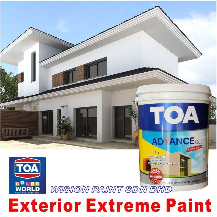WHITE ( 1001 ) 1L / 5L / 15L / Cat rumah TOA Advance Cote Extreme Guard ...