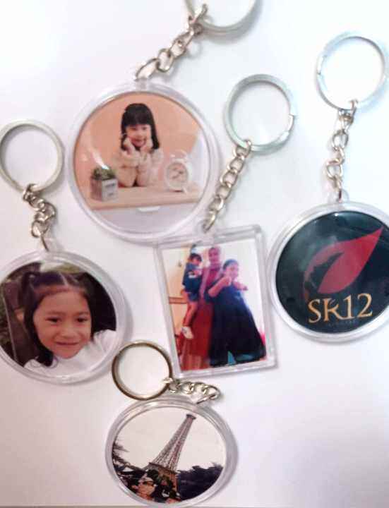 GANCI AKRILIK/GANTUNGAN KUNCI AKRILIK/KOTAK/BULAT/GANTUNGAN SOUVENIR ...