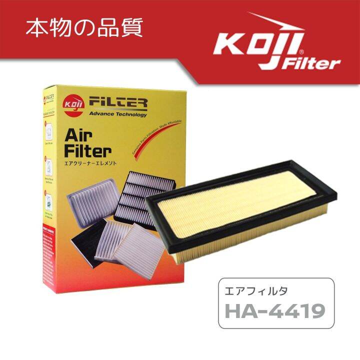 KOJI Air Filter Element (Air Cleaner) HA-4419 for Mitsubishi Mirage G4 ...