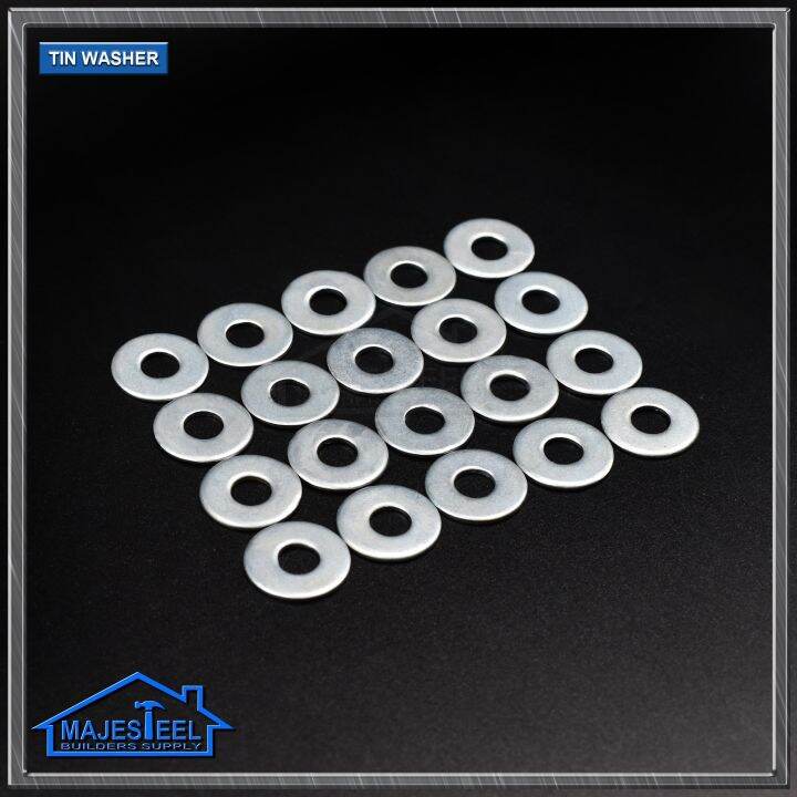 G.I Tin Washer (50pcs) (Majesteel) | Lazada PH